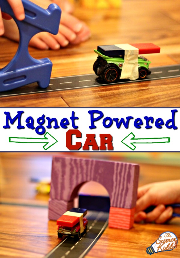 Magnet Powered Car | Playful Science • The Science Kiddo